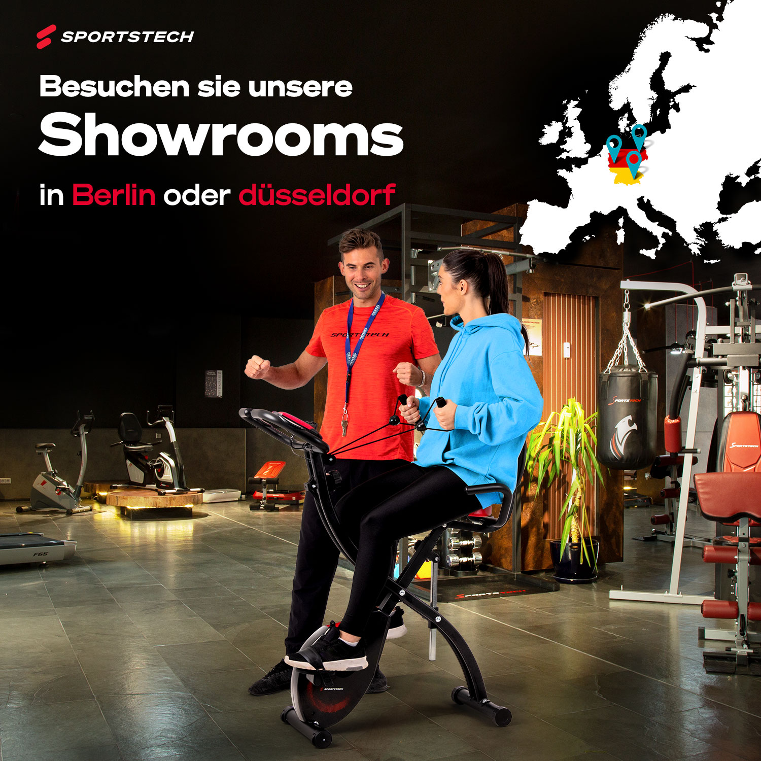 Ergometer X150 3in1 Fitnessfahrrad kaufen | SPORTSTECH